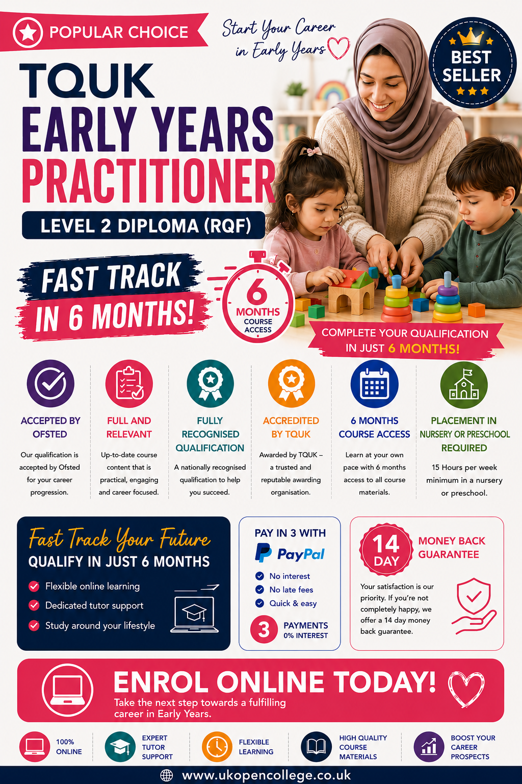Early Years Level 1 Course | Childcare Level 1 | UK Open College